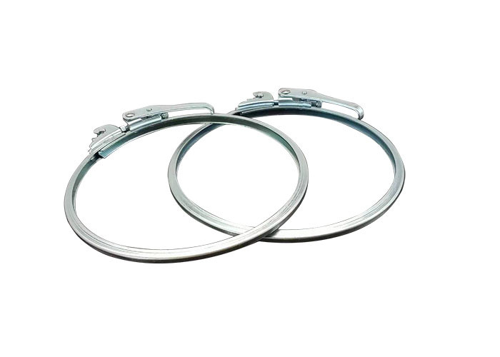 Bride de tuyau galvanisée par bride ronde de baril de bride de conduit ...